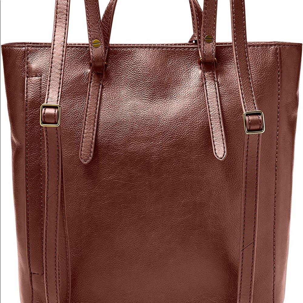 Fossil Camilla Convertible Large Leather Backpack. Ne… - Gem